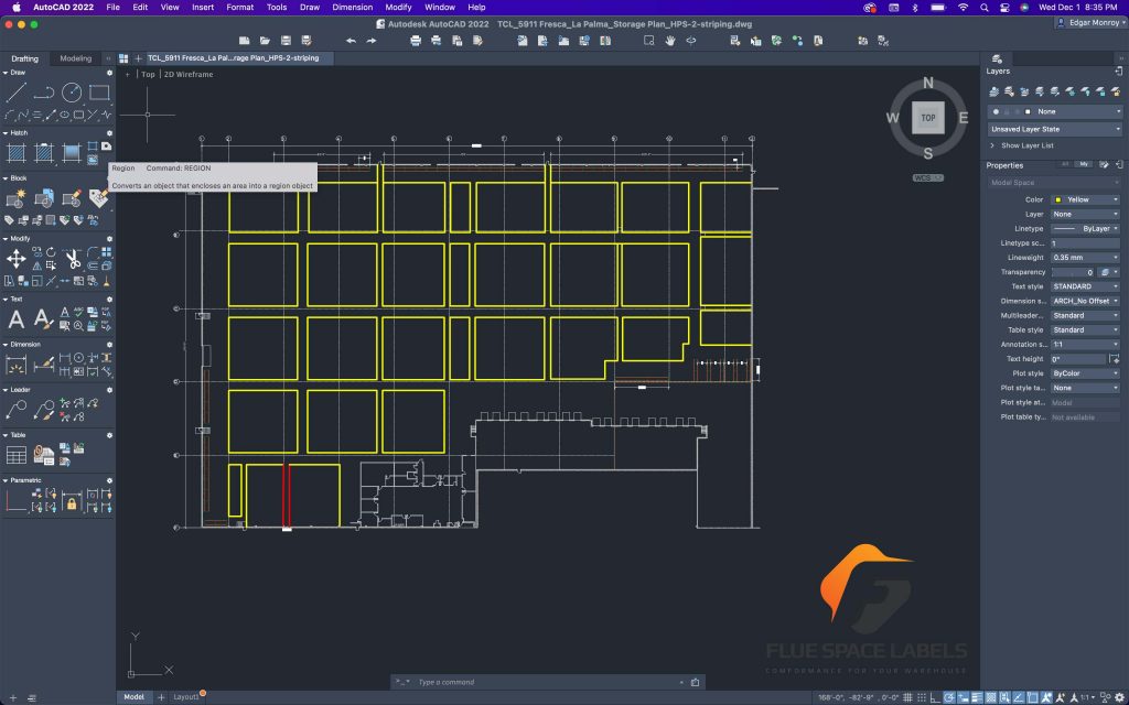 Warehouse Line Striping improve organization in your warehouse