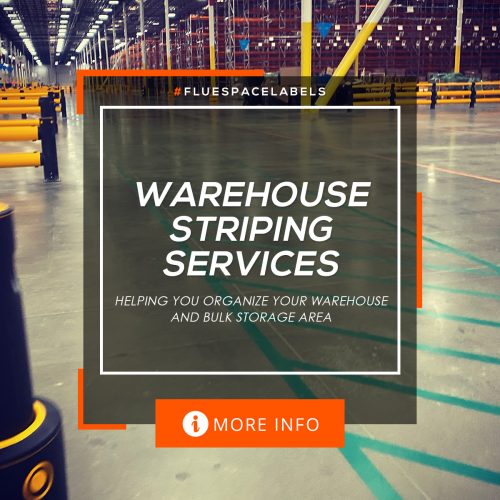 Flue Space Labels - warehouse conformance Flue Labels (Recommended)