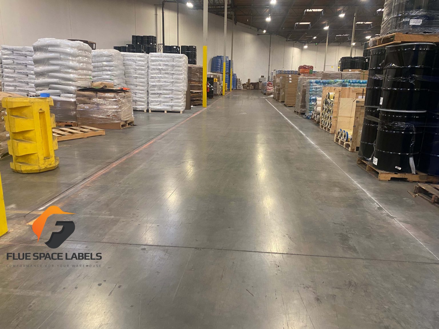 Warehouse Line Striping improve organization in your warehouse