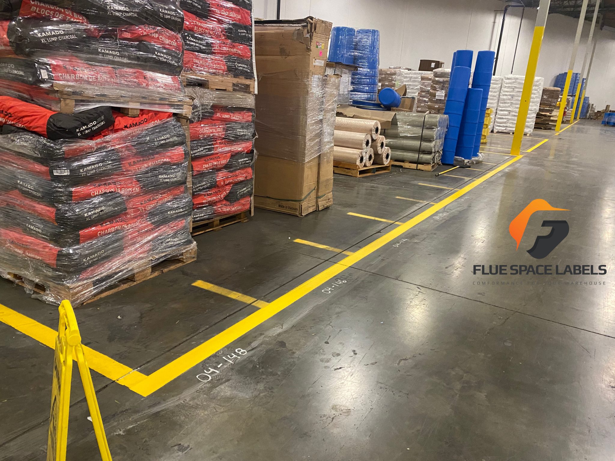 Warehouse Line Striping improve organization in your warehouse
